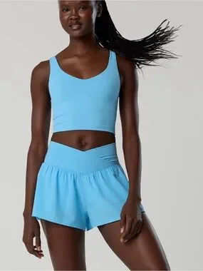 aerie | Shorts | Offline By Aerie Real Me Crossover Flowy Blue Shorts ...
